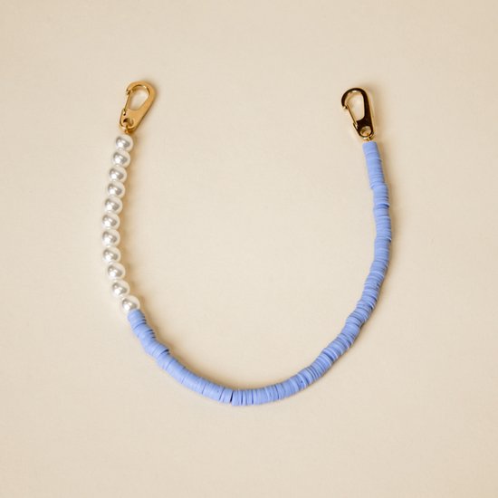 Étui de téléphone Hendy avec cordon - Chaîne de téléphone Blue brillant ...