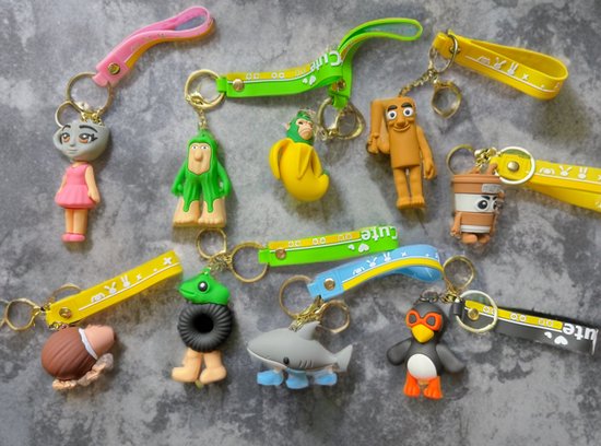 Italian Brainrot – Assorted Keychain (9 varianten, 1 willekeurig ...
