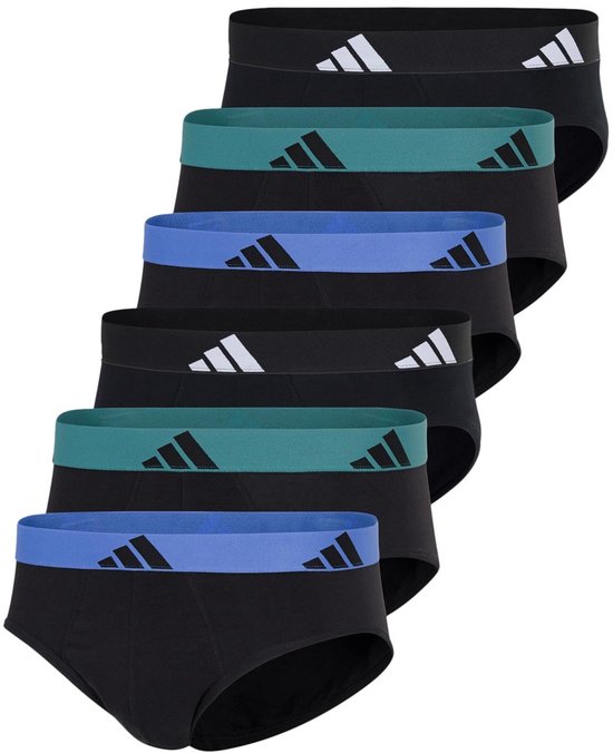 adidas Heren slip / onderbroek 6 pack Active Flex Cotton | bol