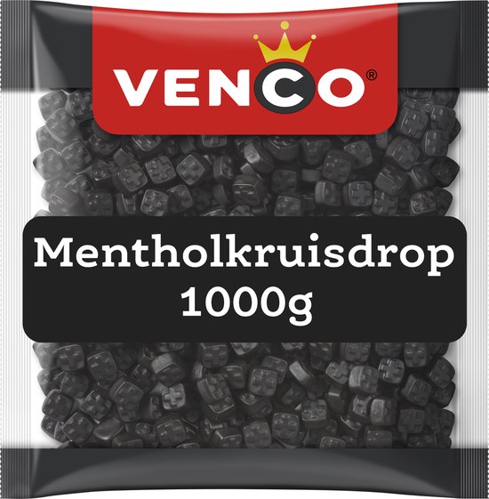 Venco mentholkruisdrop - drop keelverfrissing - 1000g | bol