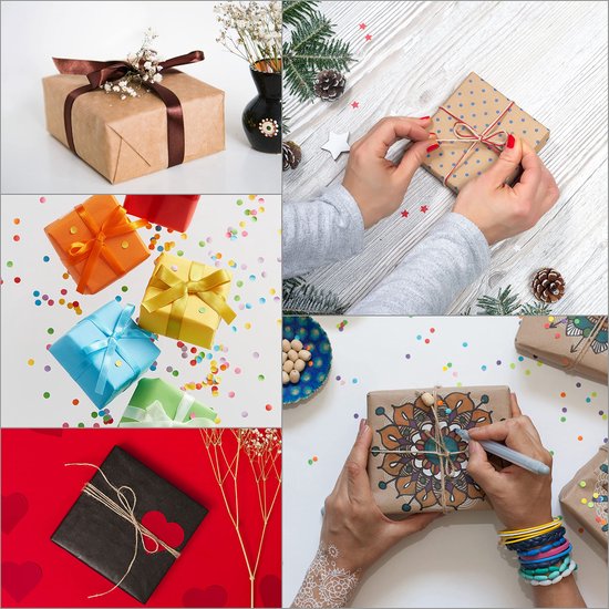 Kurtzy Kraft Bruine Hobby Geschenk Doosjes (100 Pak) – Doos Meet 12 x ...