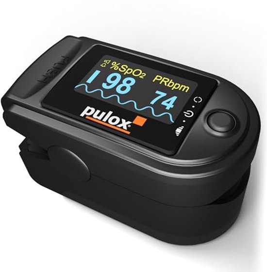 Pulse Oximeter with Alarm and Pulse Tone for Accurate SpO2 and Heart ...