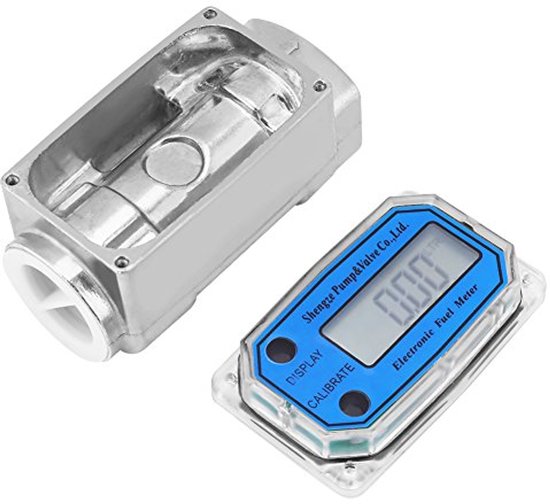 Turbine Digital Flow Meters 1'' Digital Flow Meter, Fuel Flow Meter for ...