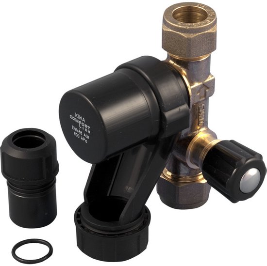 Comfort Line inlaatcombinatie 15 mm, 2x knel, 8 bar | bol