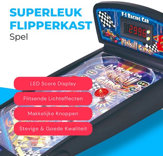 Pumpify Flipperkast – Arcade – Pinball – Pinball Machine – Speelkast – Mini... | bol