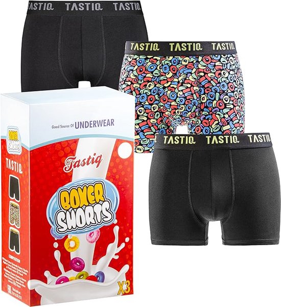 TASTIQ Kellogs - Boxershort Heren - 3 Stuks - Maat L - Katoen - Comfort ...