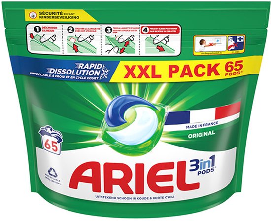 Ariel Original All-in One pods - 65 pods | bol