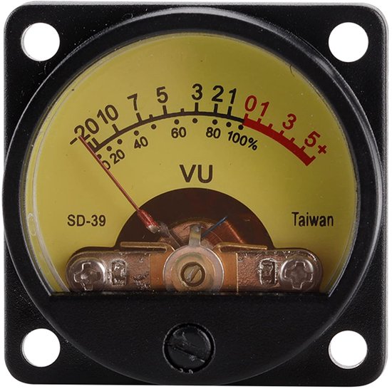 VU meter, TS-35(SD-39) audio level meter DC 12V 50mA paneel VU meter met... | bol