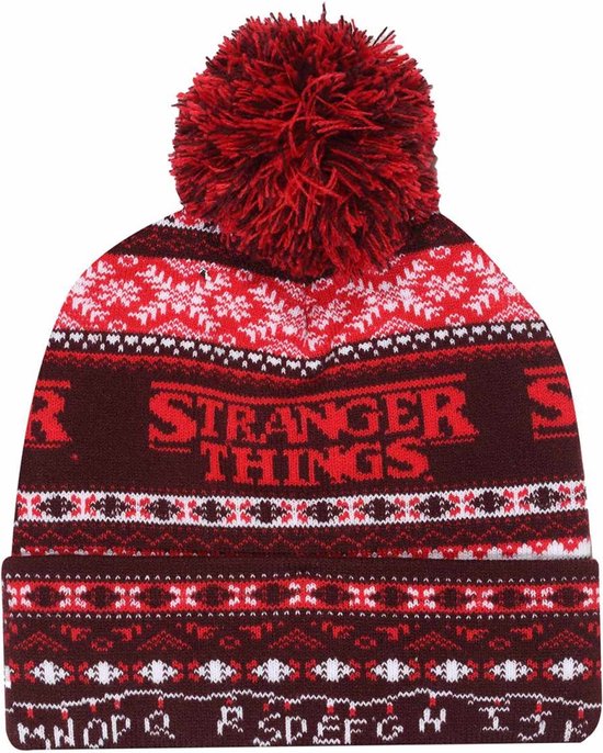 Stranger Things - Fair Isle Beanie Red | bol