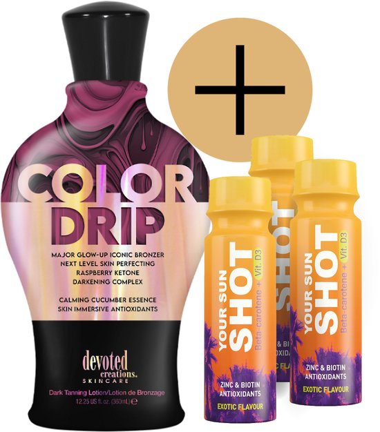 Devoted Creations - Color Drip + 3 Your Sun Shots | bol