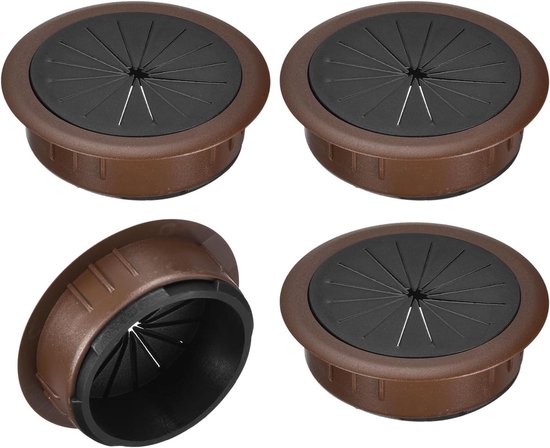 Allecto plus - Afdekking kabelgat 60 mm ABS kabeldoorvoer bureau ...