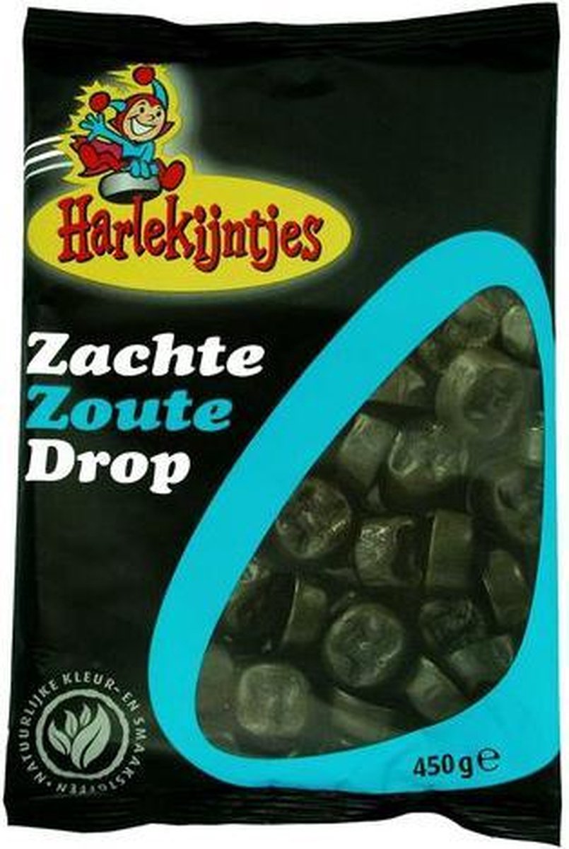HARLEKIJNTJES Zachte Zoute Drop (pak 450 gram) | bol.com