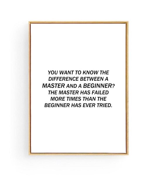 Postercity - Design Canvas Poster Difference Between a MASTER and ...