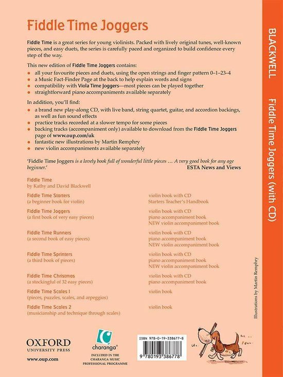 Fiddle Time Joggers + CD | 9780193386778 | Kathy Blackwell | Boeken | bol