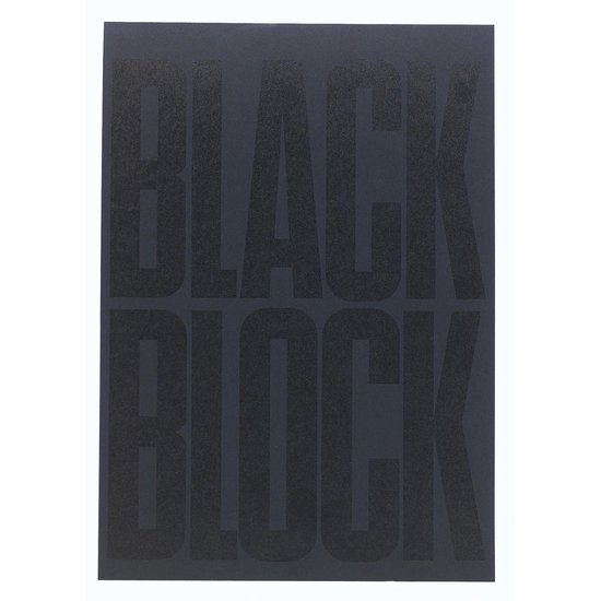 5x Black Block 29,7x21cm - papier carré 5x5 - 70 feuilles., Zwart | bol.com