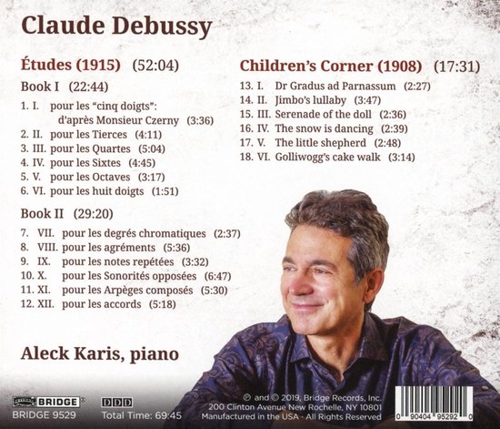 Claude Debussy: Atudes / Childrens Corner, Aleck Karis | CD (album ...