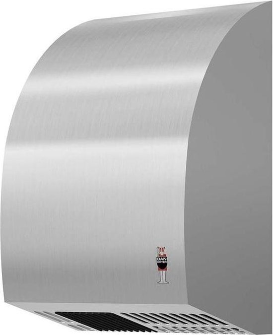 Dan Dryer Mini hand dryer 1800W made of brushed stainless steel with IR ...