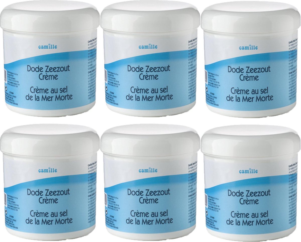 Camille Dode Zeezout Crème - 6 x 250ml - Voordeelverpakking | bol.com
