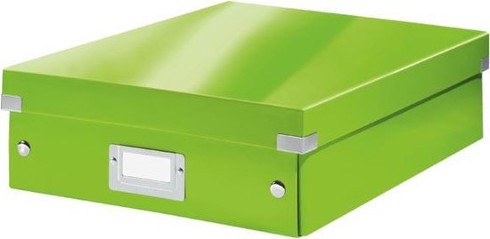 Leitz Wow Click & Store Middelgrote Opbergdoos - 85% Gerecycled Karton ...