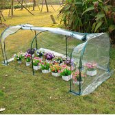 bol.com | Mini tuinkas 2,5m² van polyethyleen, kweekkas