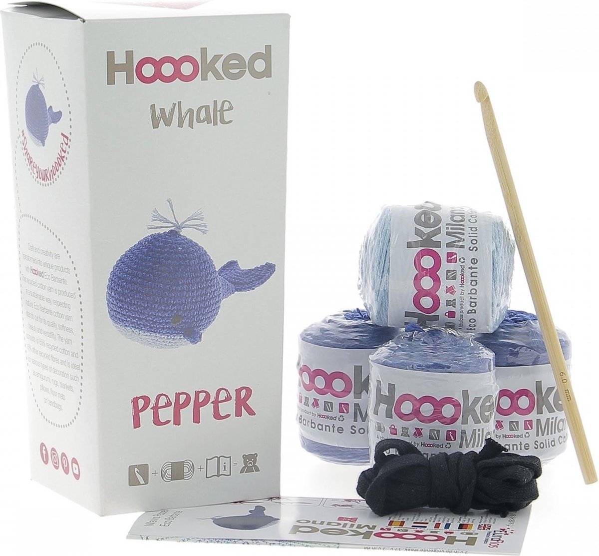 Amigurumi Nederlands DIY Haakpakket incl vulling Walvis | bol.com