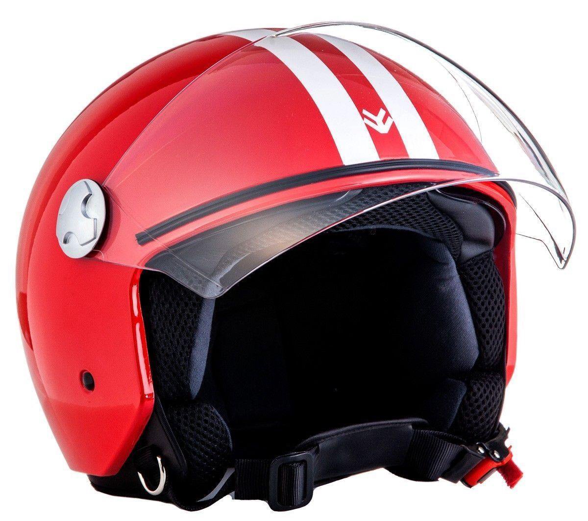 ARMOR AV-64 rode open jethelm Vespa scooter helm motorhelm, piloten ...