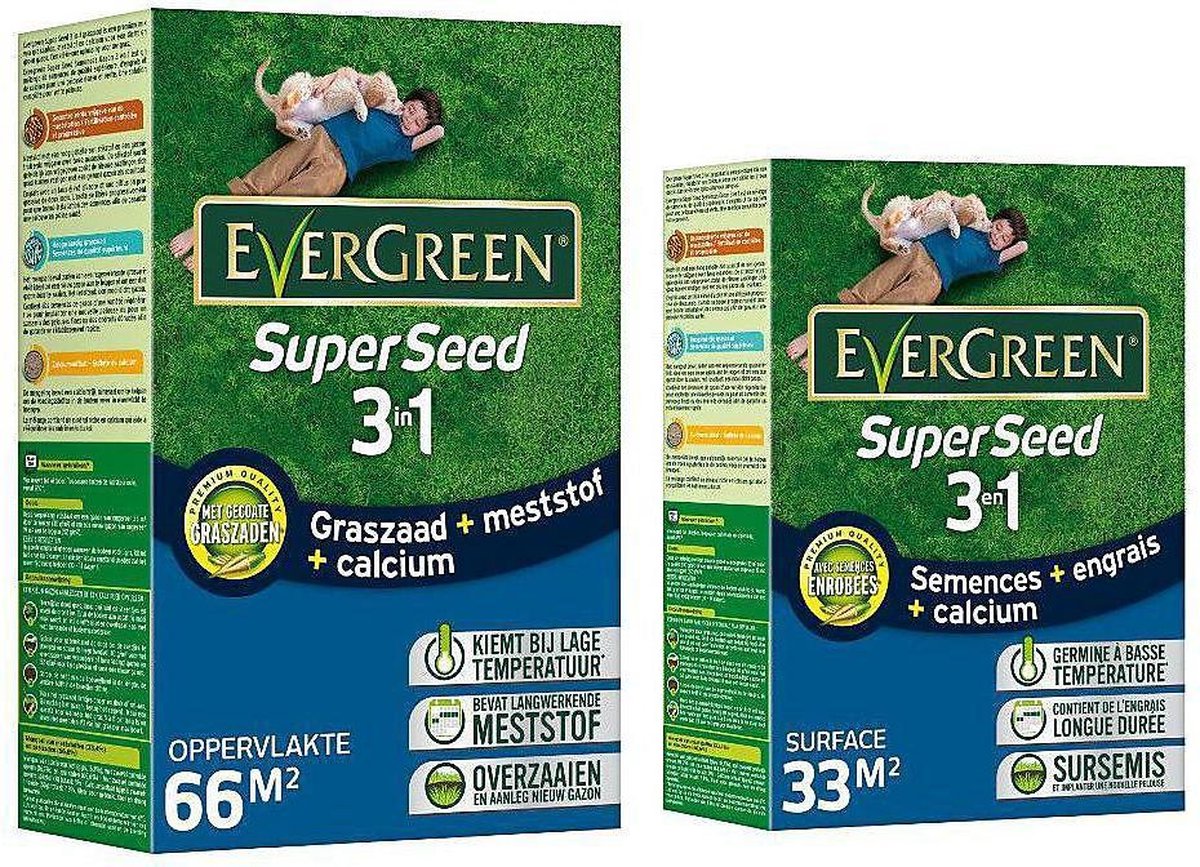 evergreen super seed 3 in 1 | bol.com