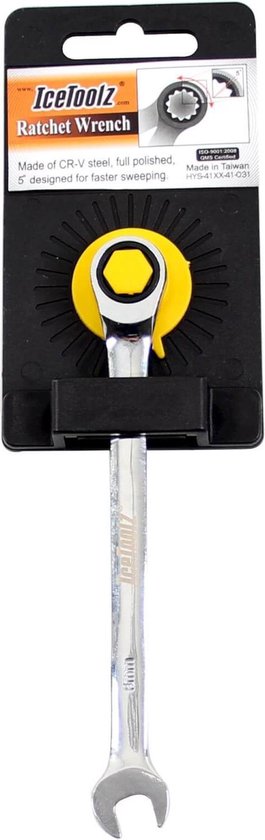 Icetoolz Ring-/steeksleutel Met Ratel 8 Mm Chroom-vanadium | bol