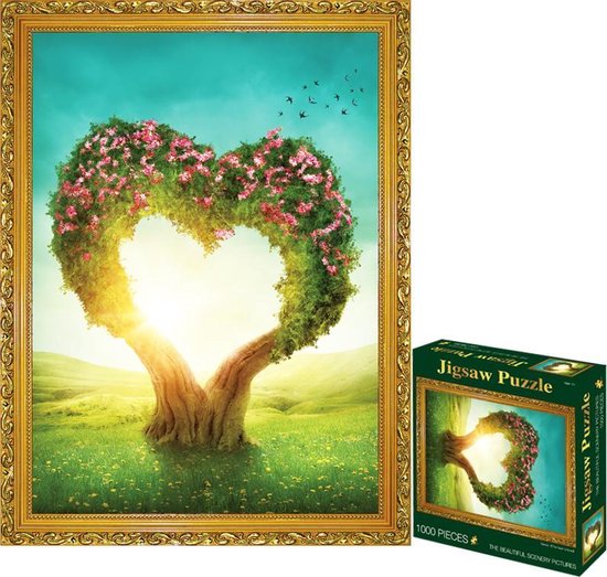 Jigsaw Legpuzzel ‘Love Heart’ Legpuzzels 1000 Stukjes Volwassenen - Met ...