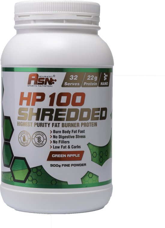 ASN HP-100 SHREDDED, 900 gr Green Apple | bol.com