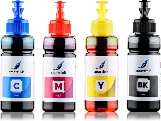 Geschikt Epson ITS-L3060 Ecotank inkt set 4x100 ml - Smart Ink Huismerk ...