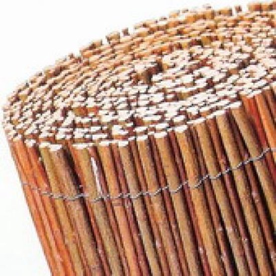 Wilgenmatten wilgenmat wilgenrol rood 2x5m | bol.com