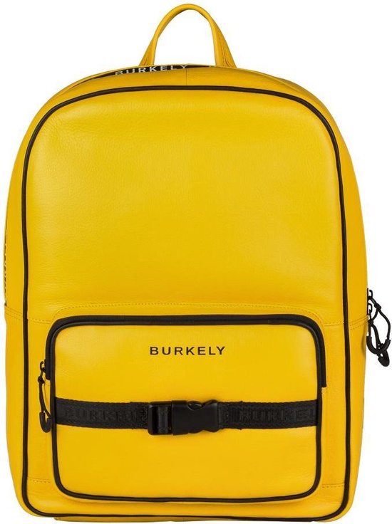 BURKELY Rebel Reese Backpack 15,6" Rugzak - Geel | bol.com