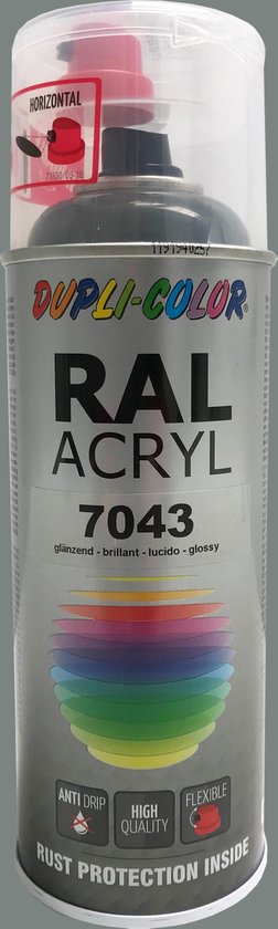Dupli Color RAL 7043 Verkeersgrijs Spuitbus verf / Spray paint 400ml | bol