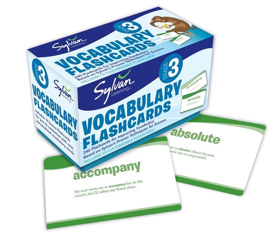 3rd Grade Vocabulary Flashcards | 9780307479402 | Sylvan Learning ...