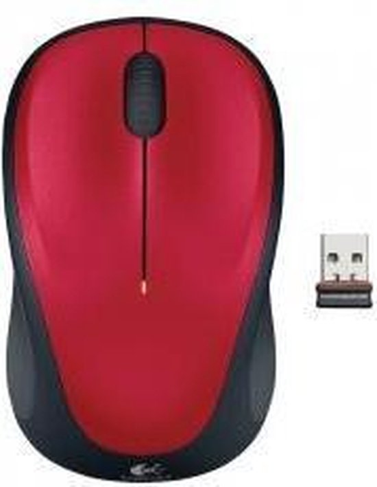 Logitech M235 - Draadloze Muis - Rood | bol.com