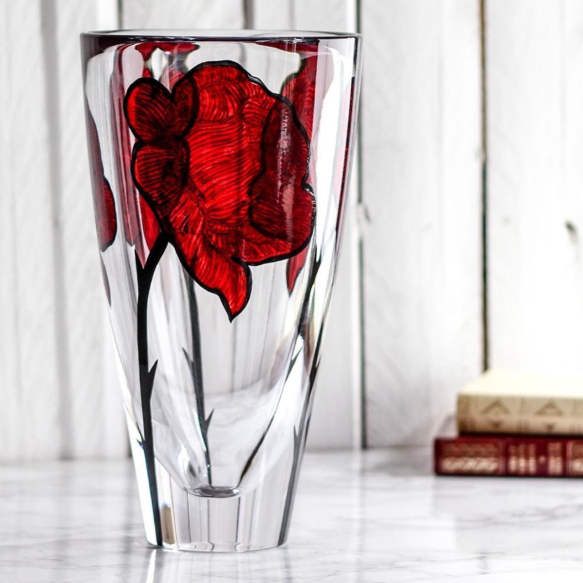 Kosta Boda Tattoo Vaas - H 255mm | bol.com