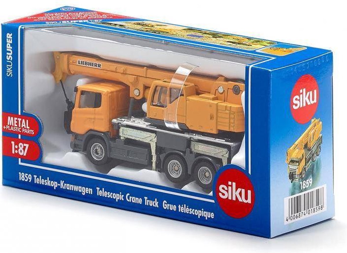 bol.com | SIKU 1859 Telescopische Kraanwagen