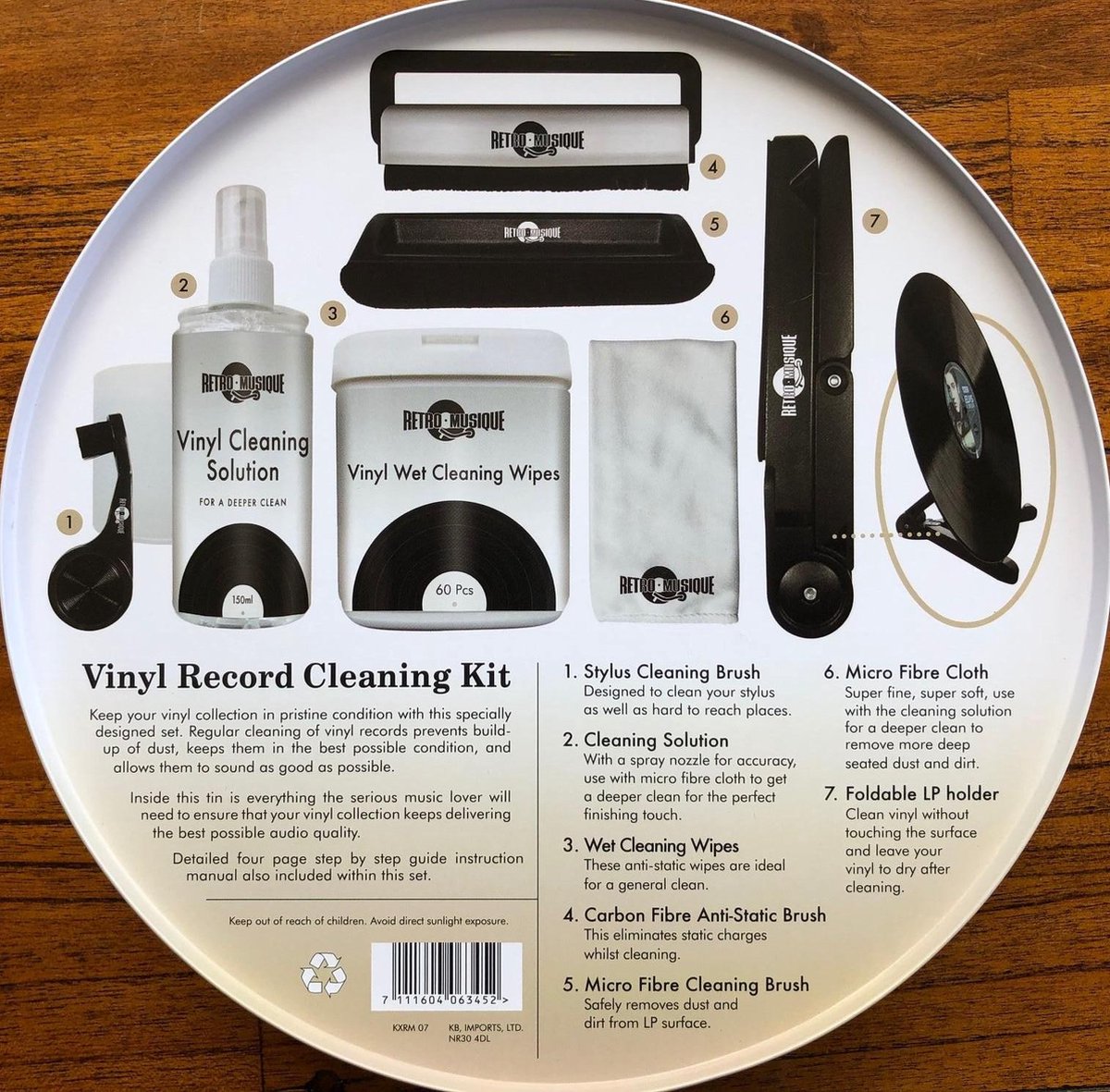 Vinyl Cleaning Kit deluxe met opvouwbare LP houder | bol