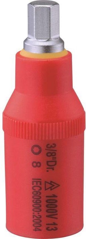 PARD - 3/8'' Inbus Dop/bit, geïsoleerd 1000V - PA3347.32N | bol