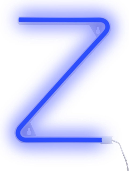 Neon LED Letter Blauw Blue Z | bol.com