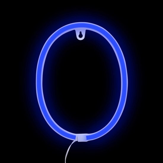 Neon LED Letter Blauw Blue O | bol.com