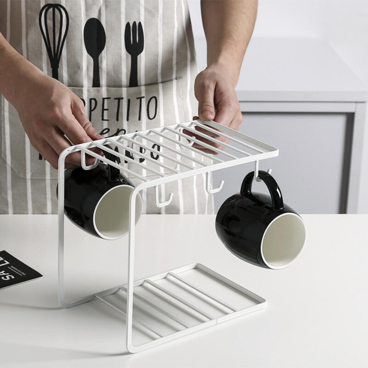 Mokken Houder Mokkenrek en Kopjesrek - Opbergrek - Organizer Rek ...