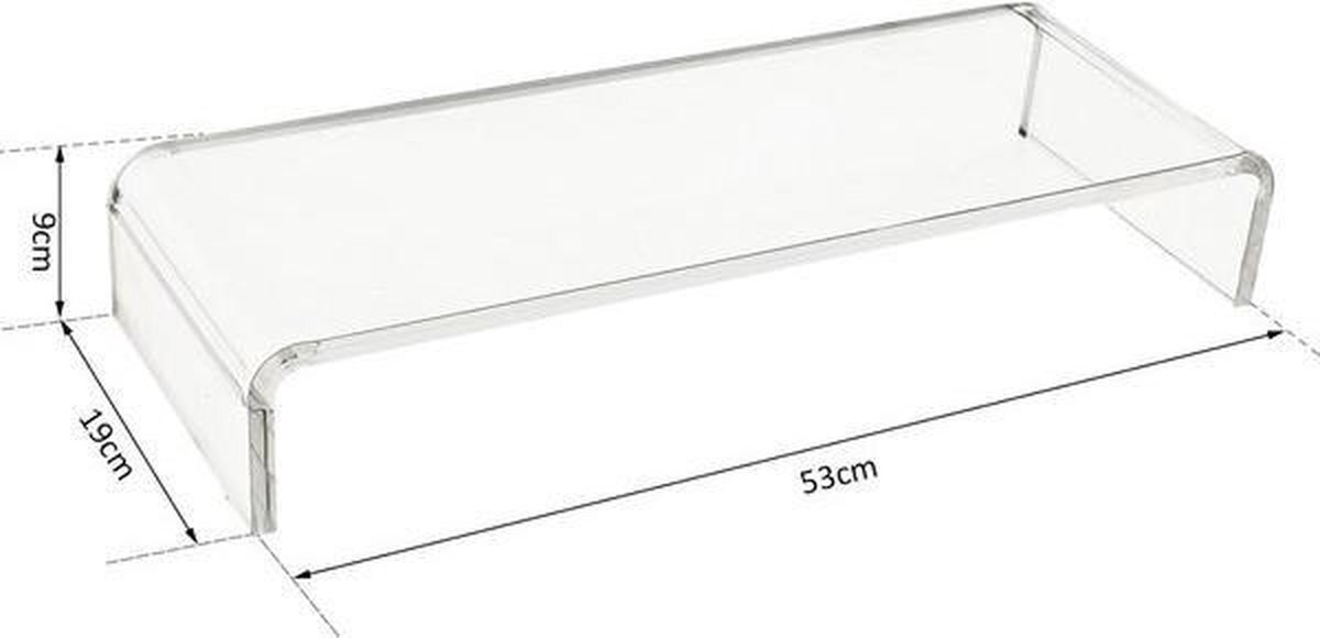 Transparante Monitor Verhoging Standaard - Laptop / PC Computer Scherm ...