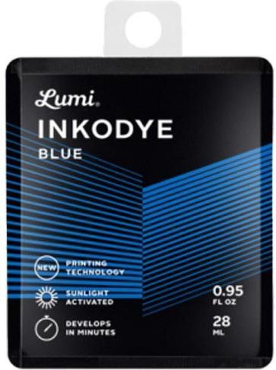 Lumi Inkodye Lichtgevoelige verf Snap pack blauw 2 x 28 ml. | bol