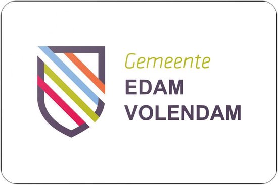 Vlag Edam-Volendam - 150 x 225 cm - Polyester | bol