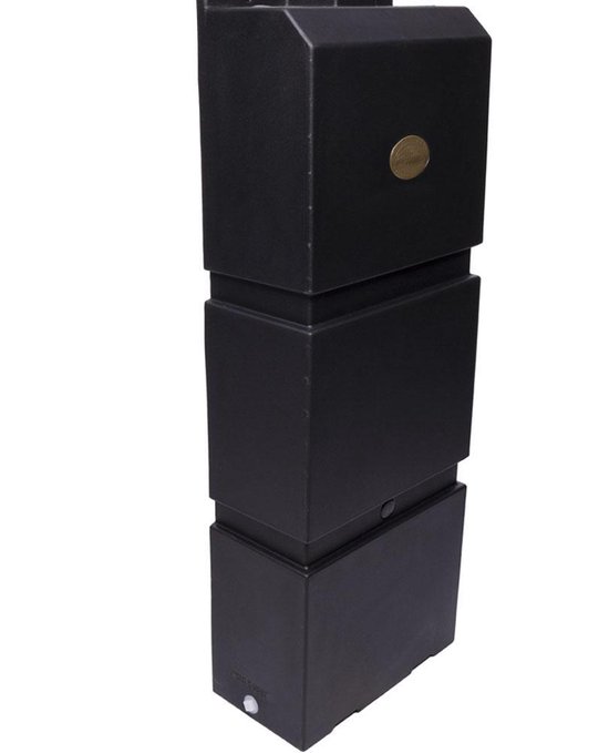 Prestige Water Regenton Amsterdam - Zwart wandmodel 100L - 100 liter | bol