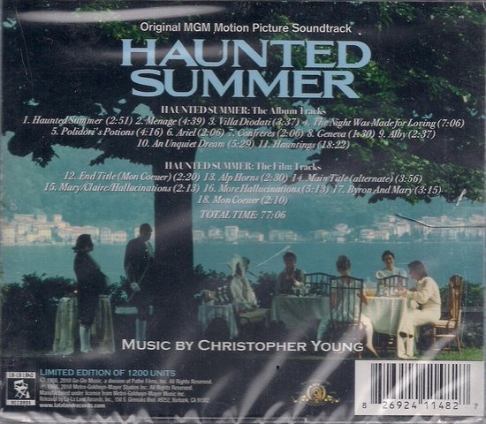 Haunted Summer Ost, Christopher Young | CD (album) | Muziek | bol