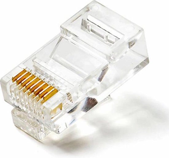 15X RJ-45 CAT-5E / CAT 6 Connector Stekker Plug Voor Internet/Netwerk ...