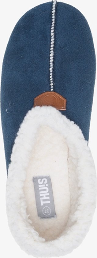 Thu!s gevoerde dames pantoffels blauw - Maat 41 - Sloffen | bol